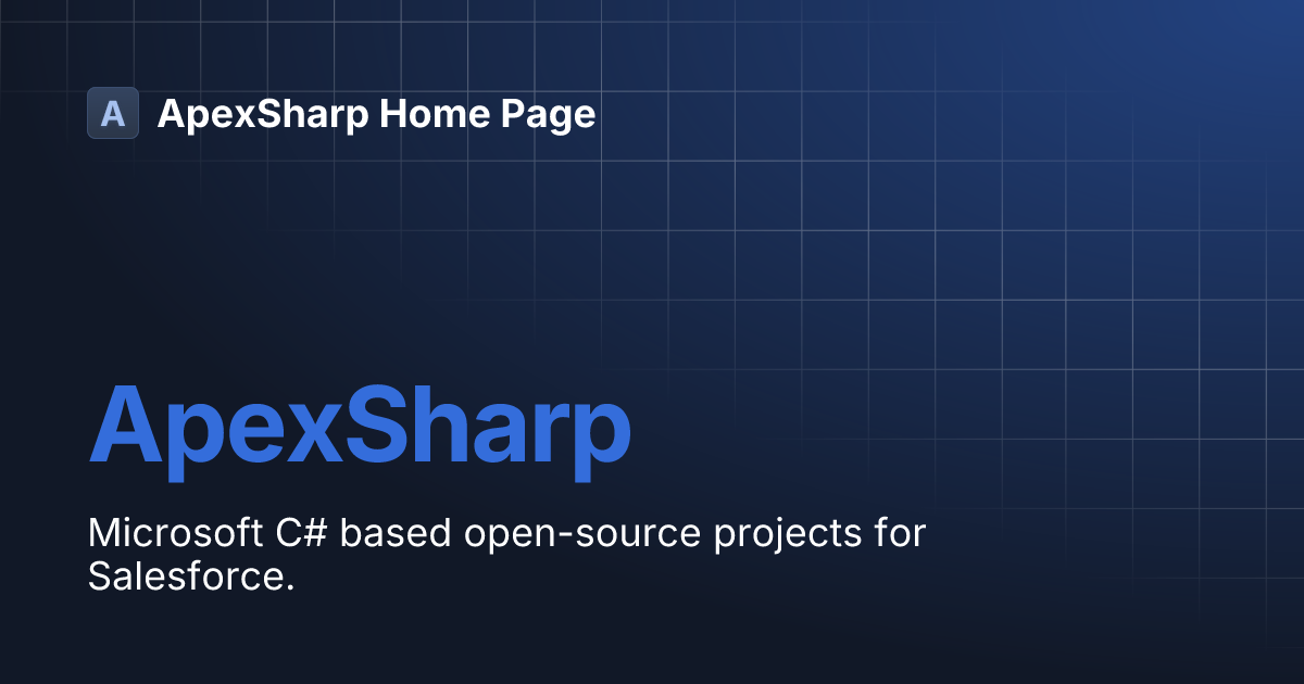ApexSharp | ApexSharp Home Page